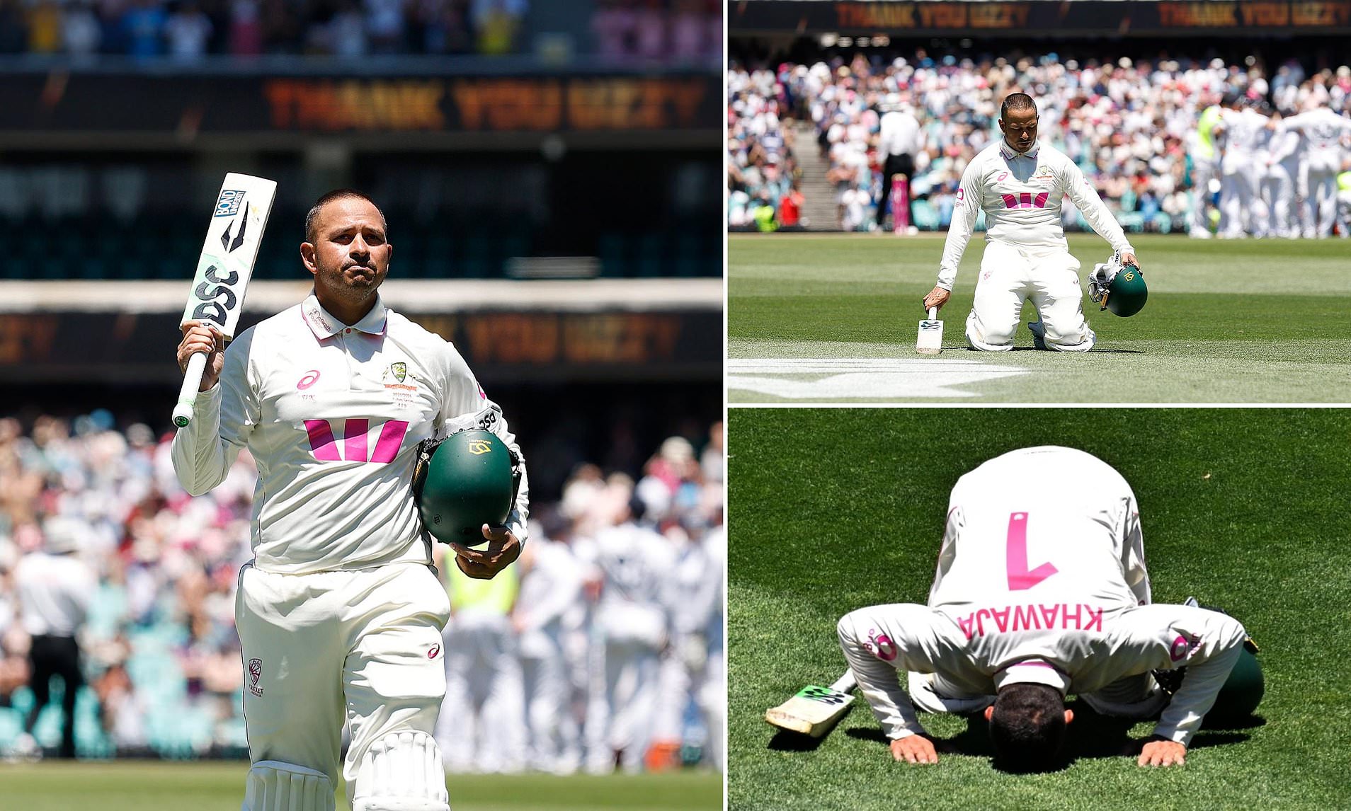 Inside Usman Khawaja's very emotional farewell to Test cricket
