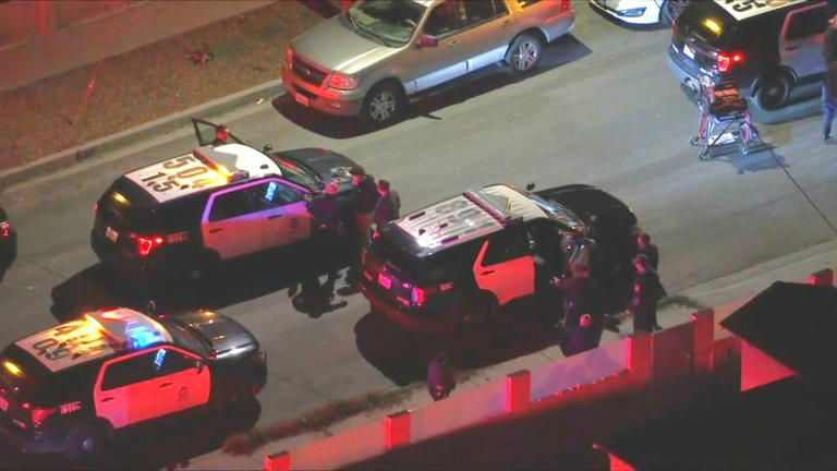 LAPD officer hospitalized after pursuit in North Hollywood