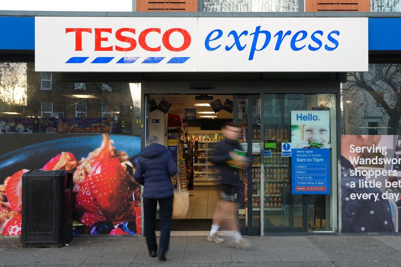 UK's Tesco bolsters profit outlook with strong Christmas