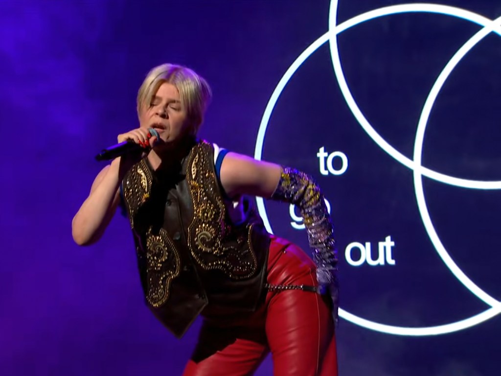 Watch Robyn showcase new single 'Sexistential' on 'Colbert'