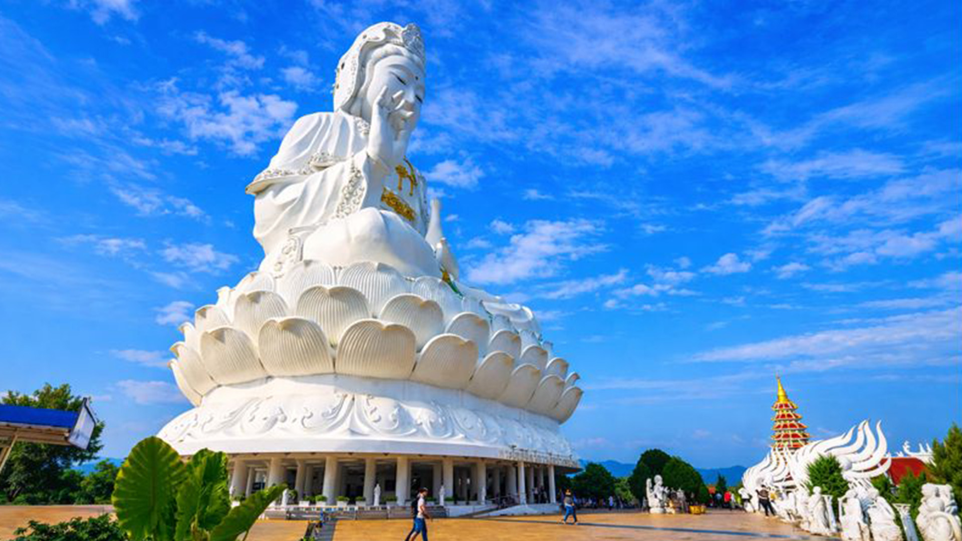 One of the biggest Buddha statues in Thailand