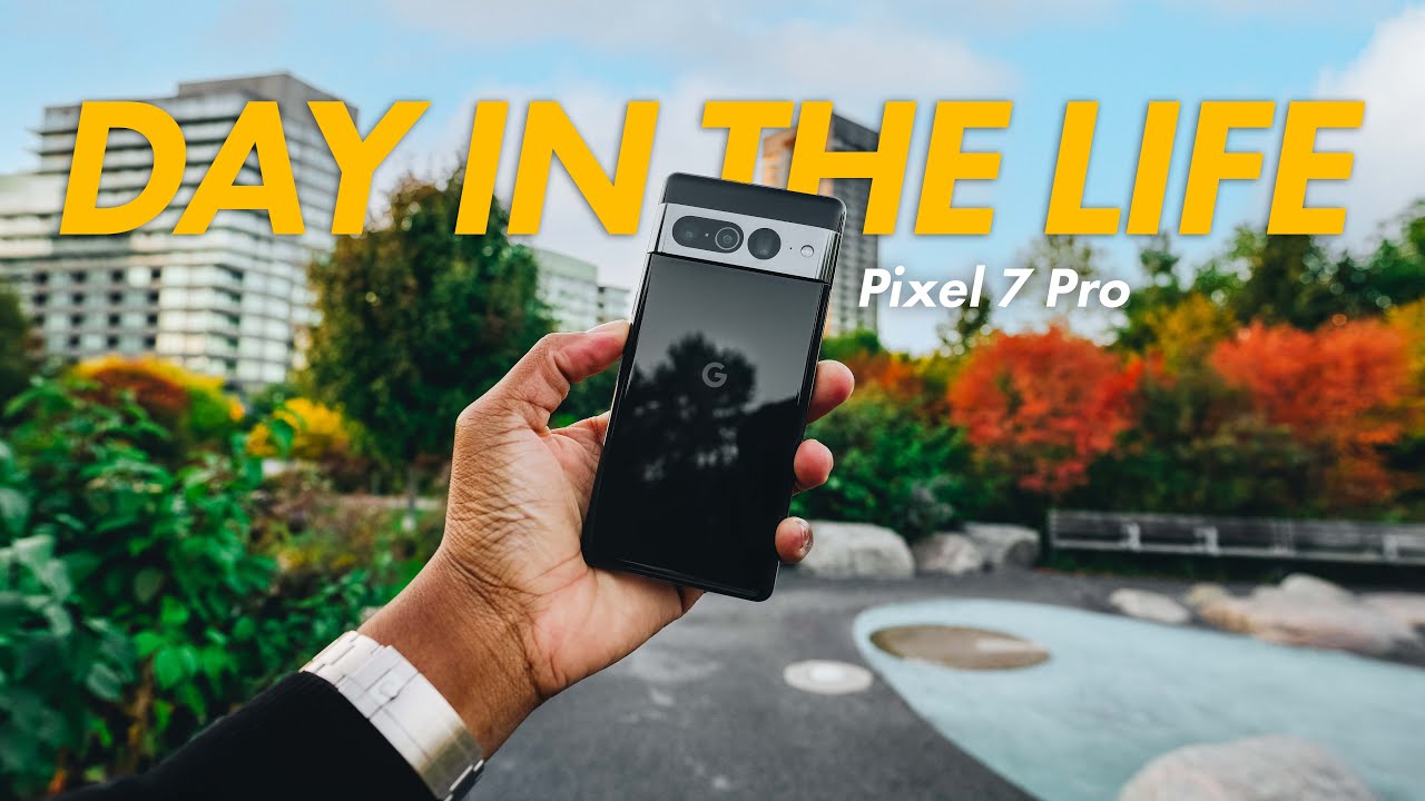 Google Pixel 7 Pro - Real day in the life review (battery camera test)