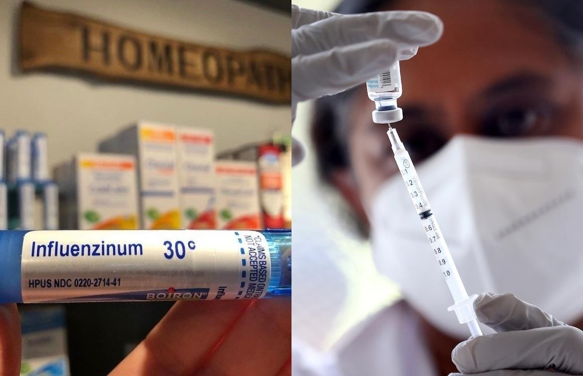 Flu: Homeopathic medicines are no substitute for the vaccine