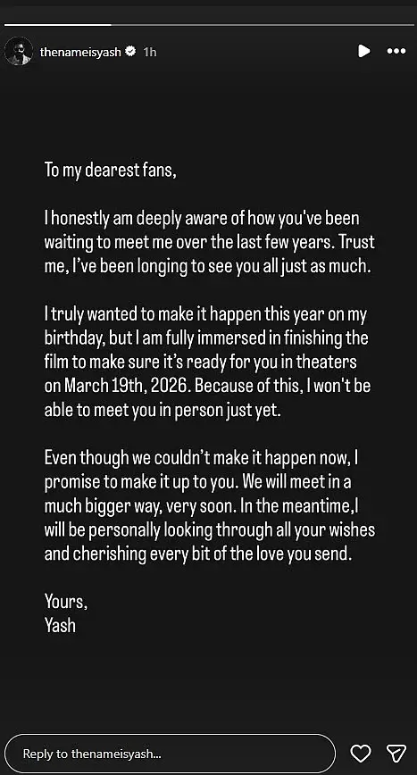 'Toxic' teaser: Yash unveils a powerful character on his birthday