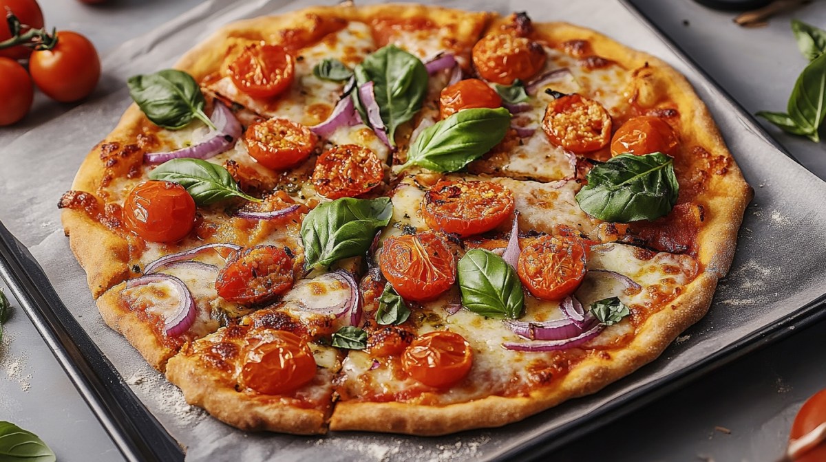 So schnell machst du eine Hüttenkäse-Pizza