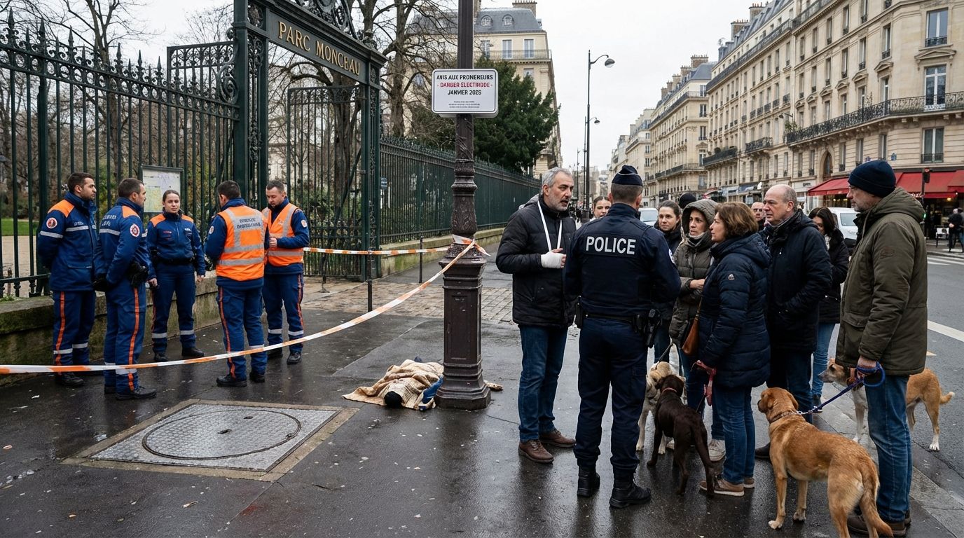Drame au parc Monceau : un chien meurt électrocuté en pleine balade
