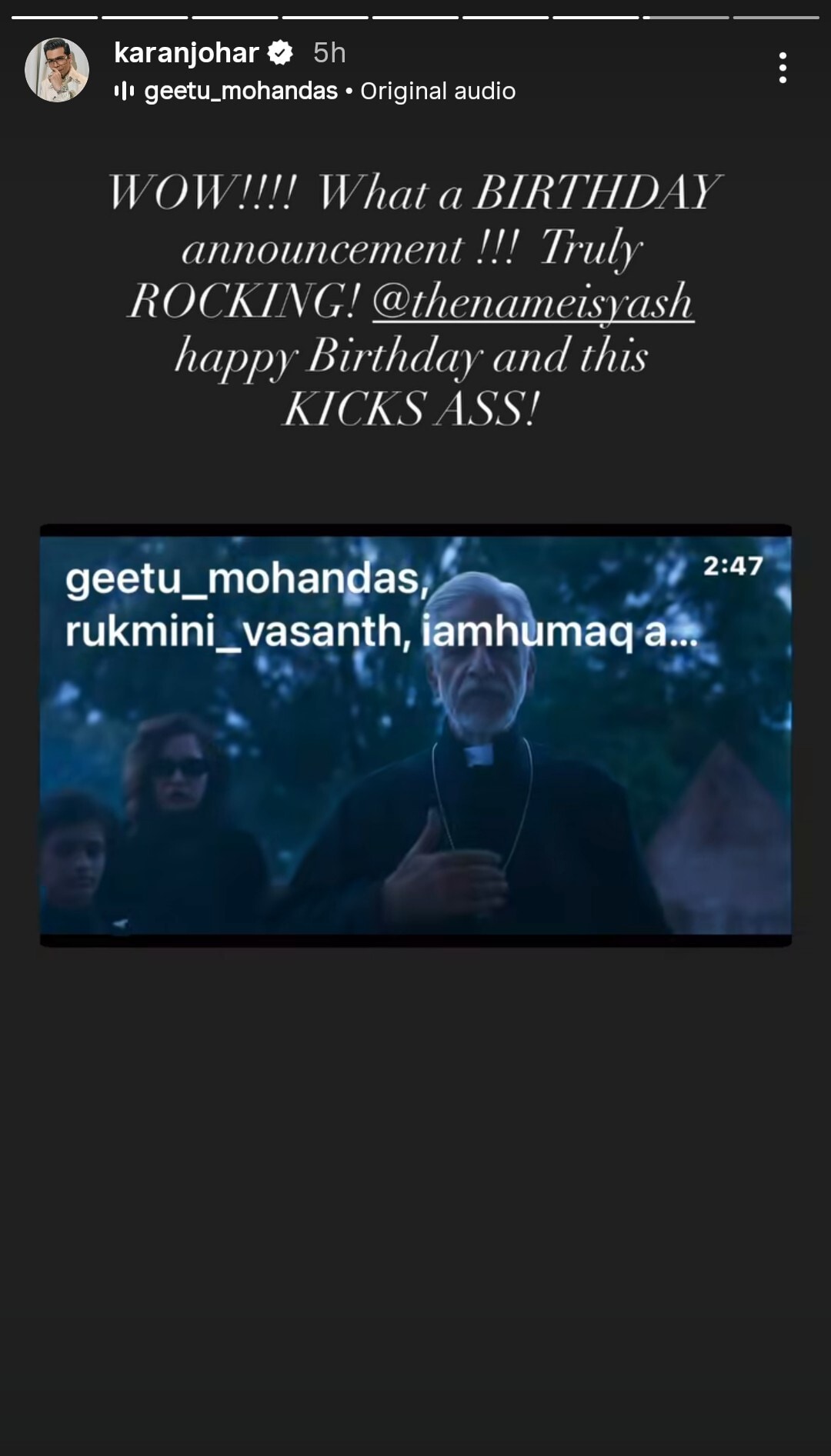 Rocking Star Yash’s Toxic teaser leaves Sandeep Reddy Vanga and Karan ...