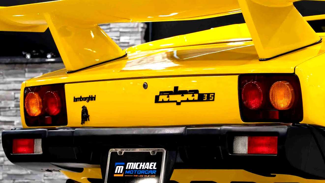 This is the baby Lambo you buy when a Countach’s out of reach