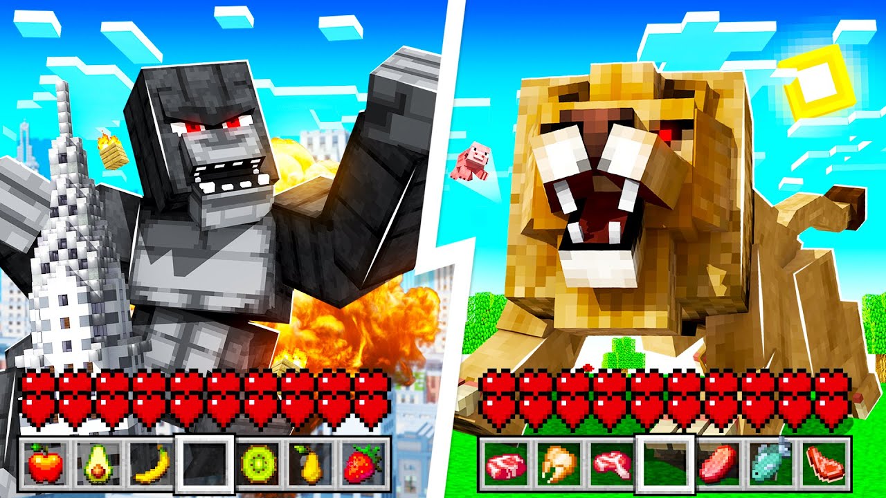 Morphing into every animal in Minecraft!