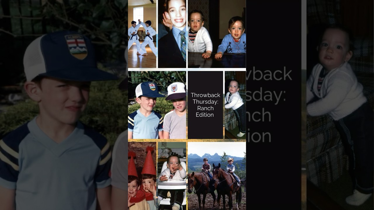 Drew and Jonathan Scott share ranch snapshots from growing up