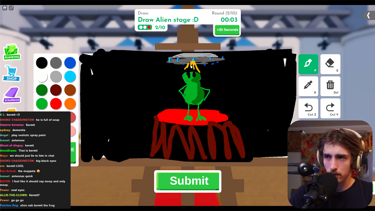 When a classical painter enters Roblox art games: Fail, fun, and ...