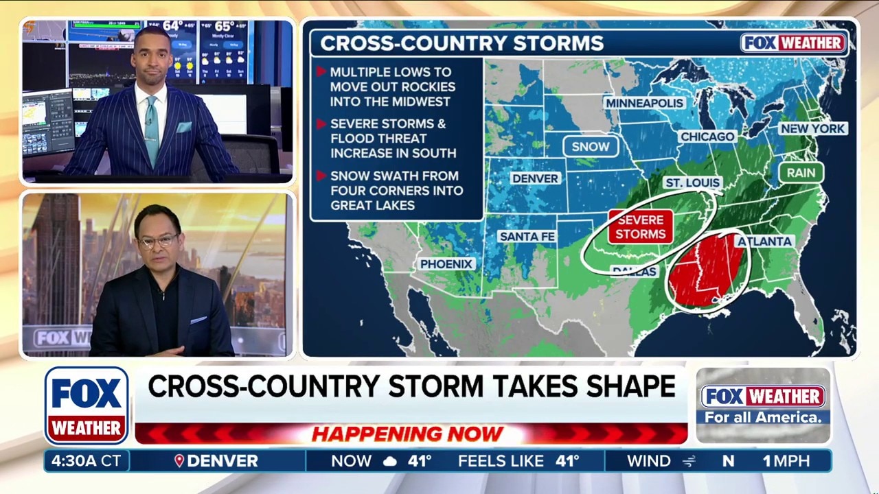 Heavy rain and snow to cause nationwide impacts, triggering severe ...