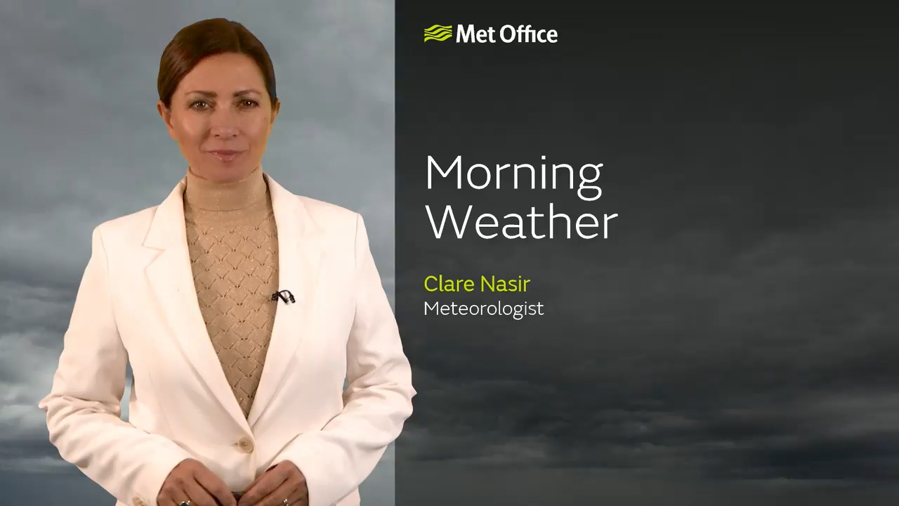 Met Office Wednesday Morning Weather Forecast 29/10/2025