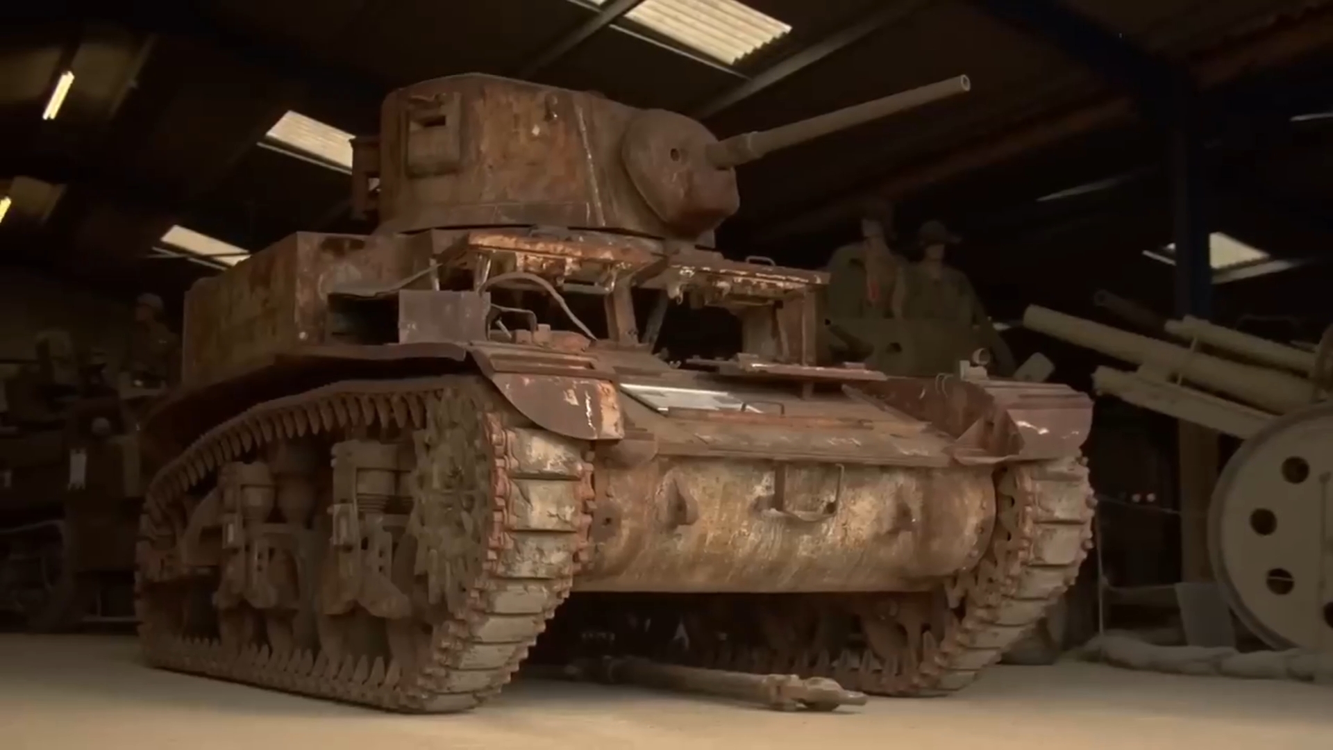 Restoring a WWII Stuart tank in one complete story