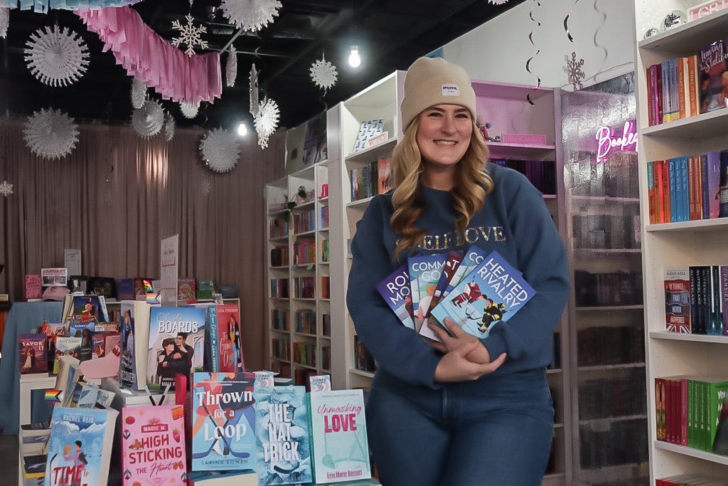 Looking for the 'Heated Rivalry' books? They're hard to find in Des Moines