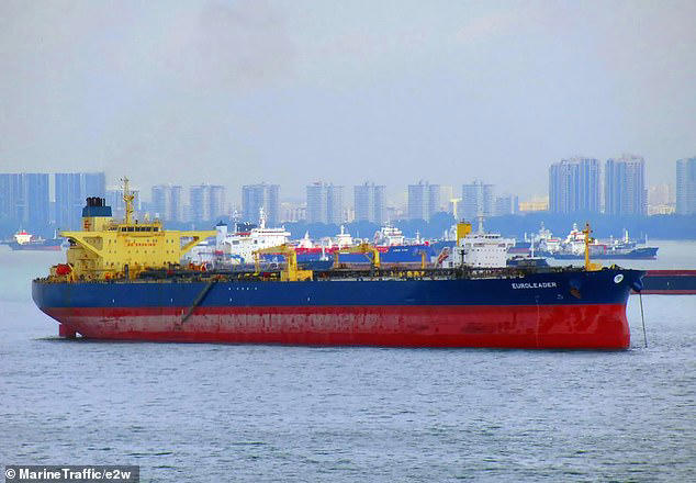 Russia-bound oil tanker is hit by a drone in the Black Sea