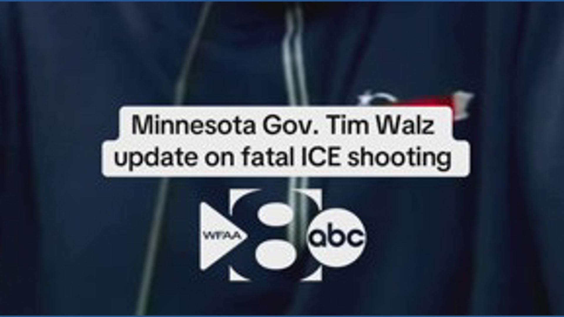 ICE shooting; Minnesota Gov. Tim Walz update