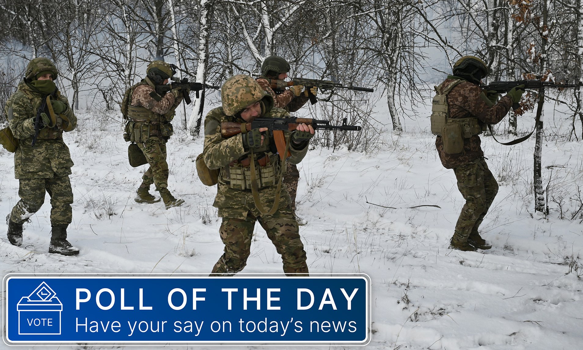 POLL OF THE DAY: Should Britain send troops to Ukraine if Russia ...