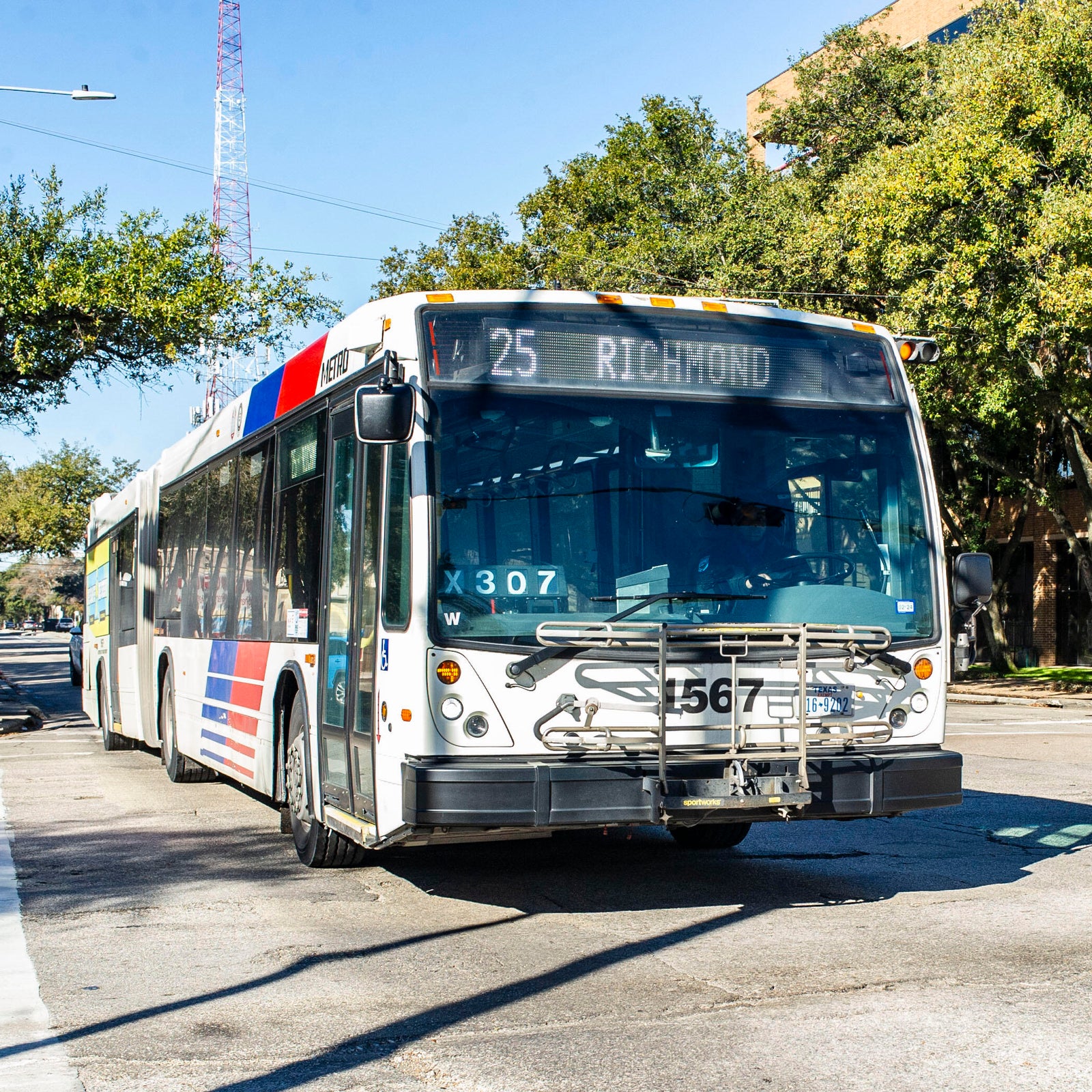 Woman shot in head by mistake and killed on bus in Houston, authorities say