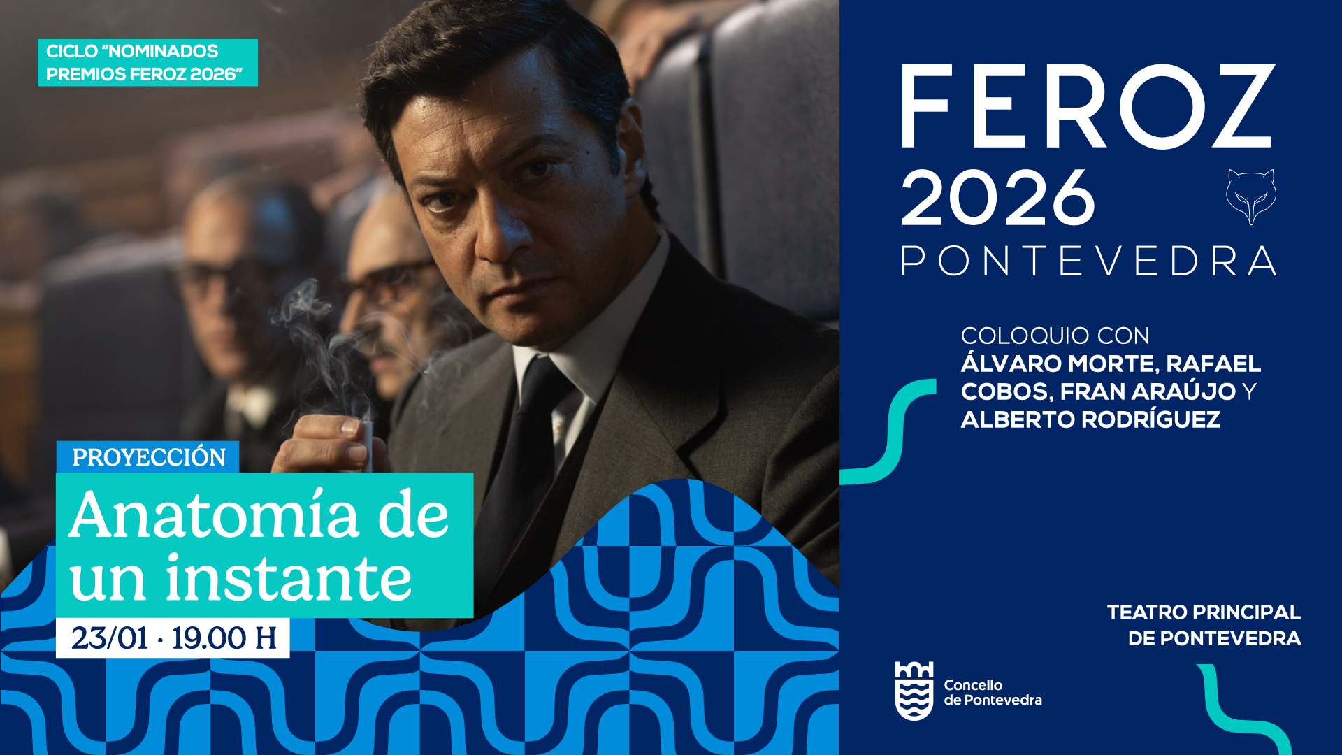 Álvaro Morte presenta ‘Anatomía de un instante’ en Pontevedra antes de ...