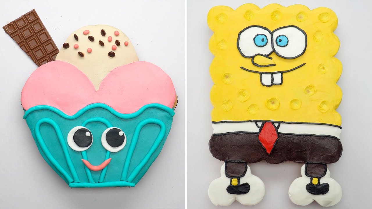 How to make ice cream and SpongeBob cakes