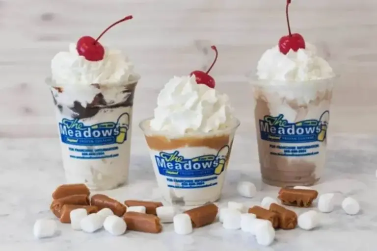 Meadows Frozen Custard menu prices with calories [updated 2026]