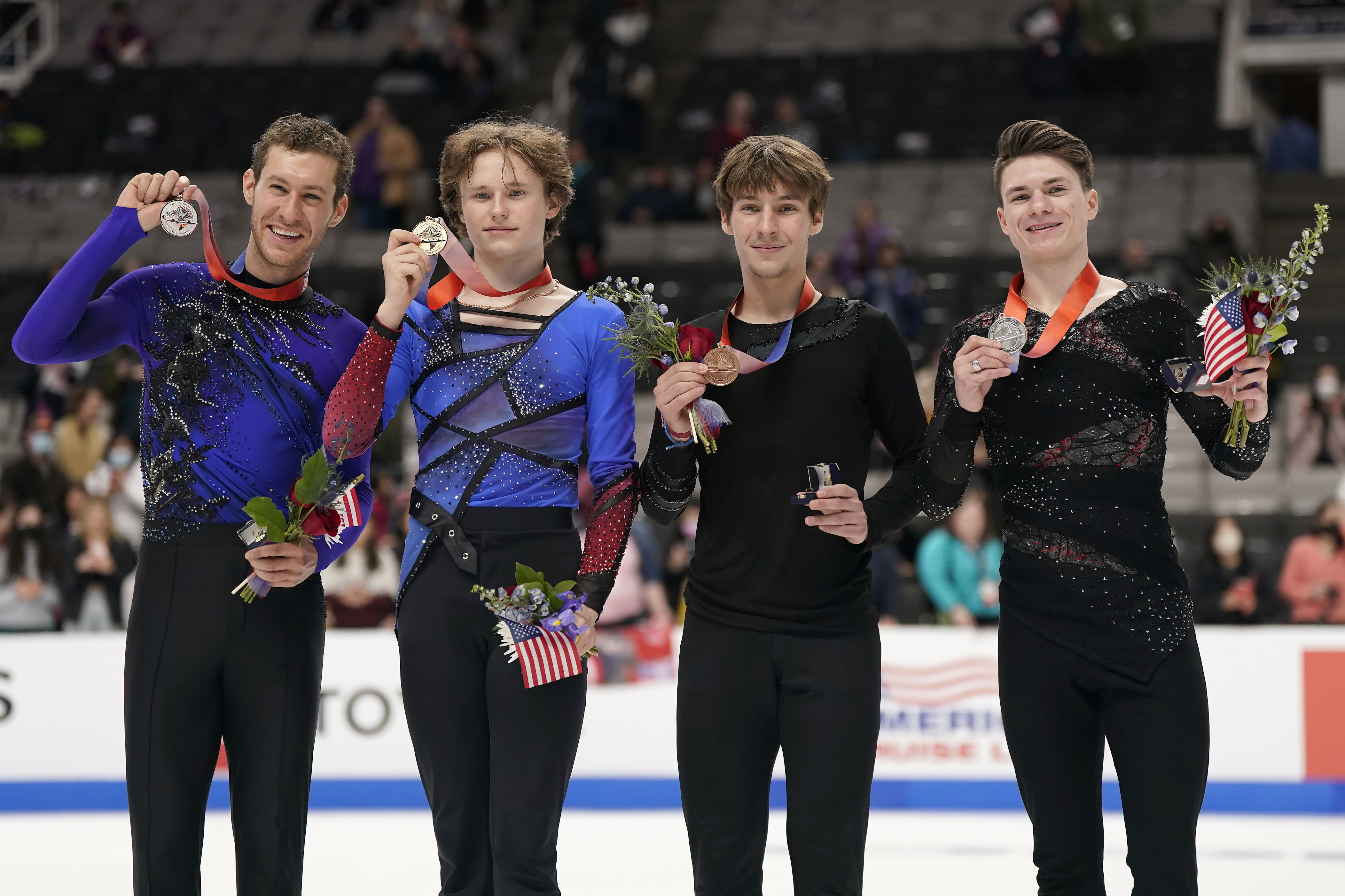 For US men’s figure skaters, an intense battle for the third Olympic spot