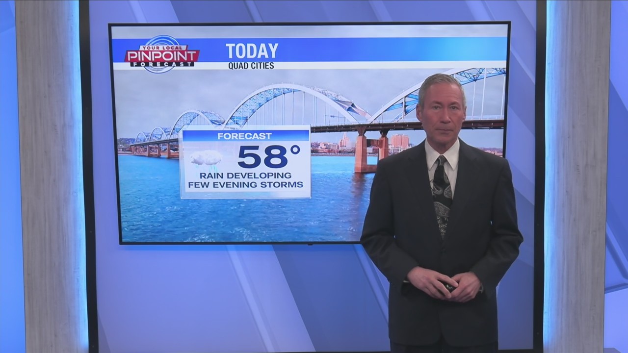 Rain is on the way to the Quad Cities