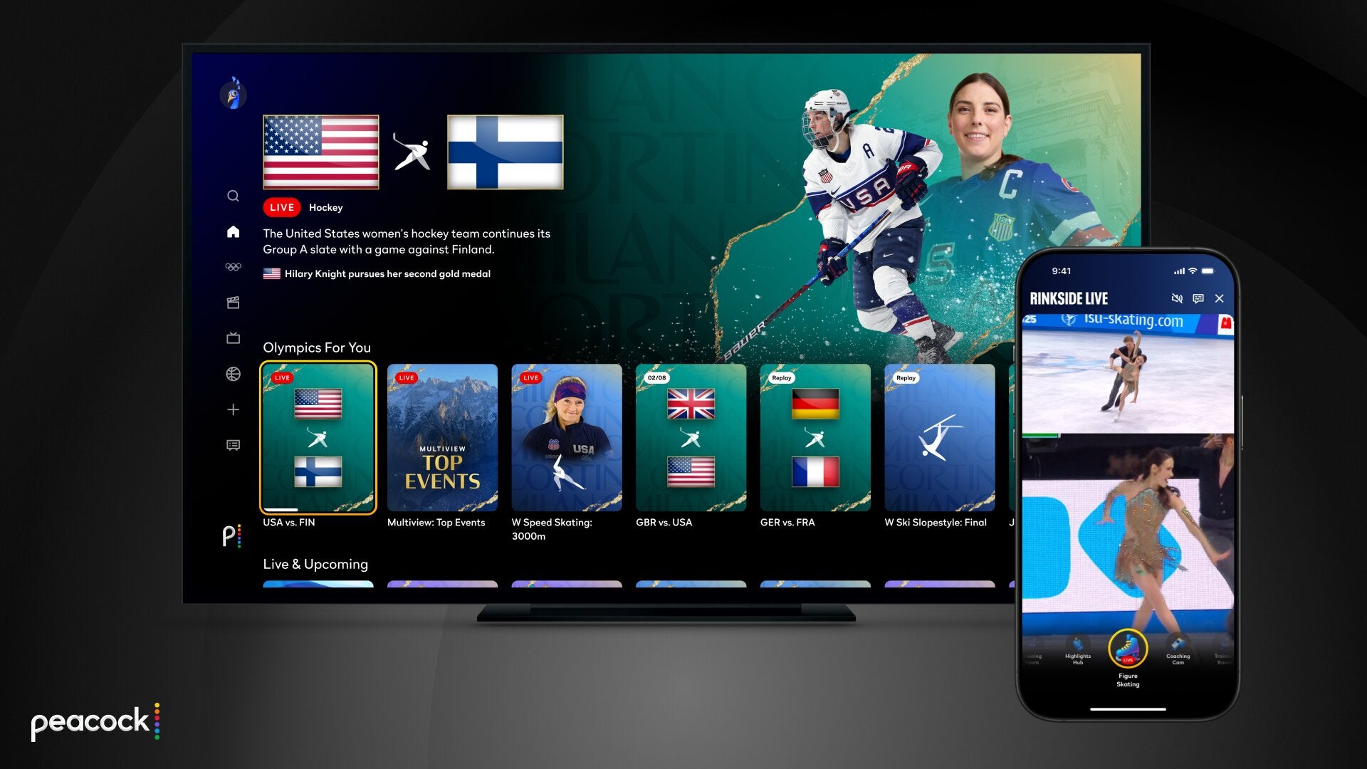 Peacock reveals new features for 2026 Winter Olympics