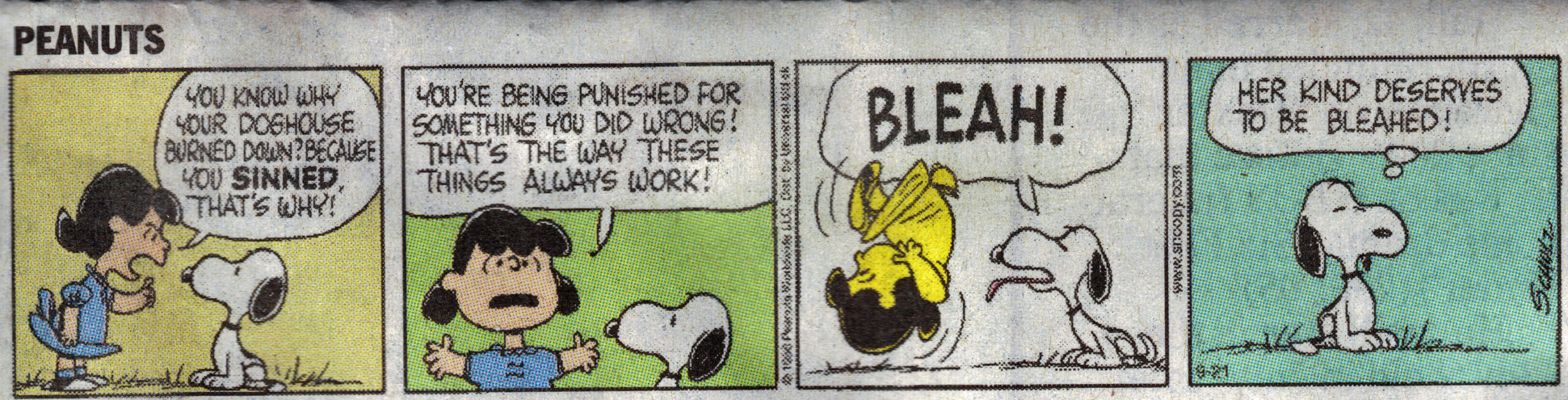 Cartoons that were originally comic strips