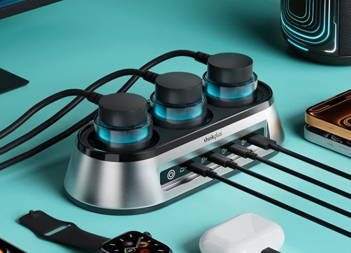 Lenovo launches ThinkPlus GaN 150W desktop charging station with 3 AC ...