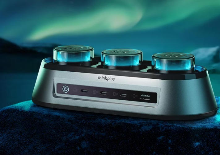 Lenovo launches ThinkPlus GaN 150W desktop charging station with 3 AC ...