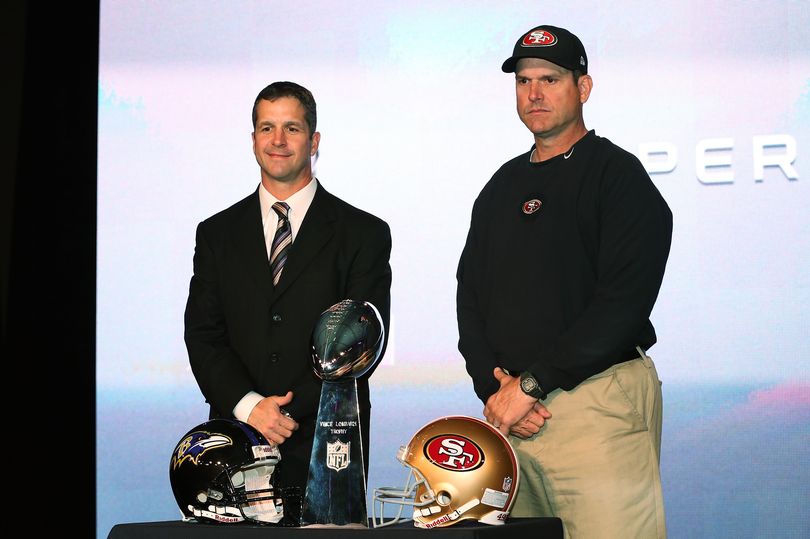 Jim Harbaugh delivers statement on brother John's future as Tom Brady ...