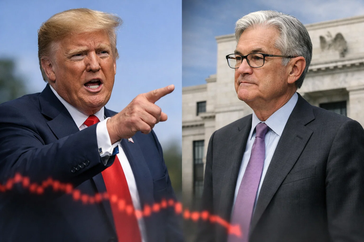 Trump vs. Powell is back — and markets are nervous
