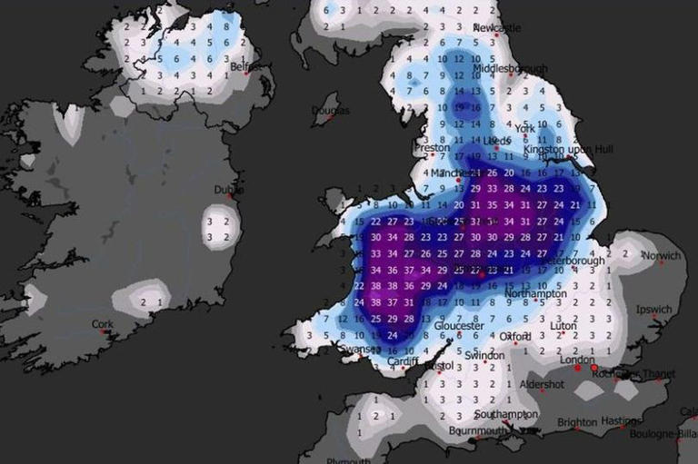 Storm Goretti forces UK schools to close as Brits brace for 100mph ...