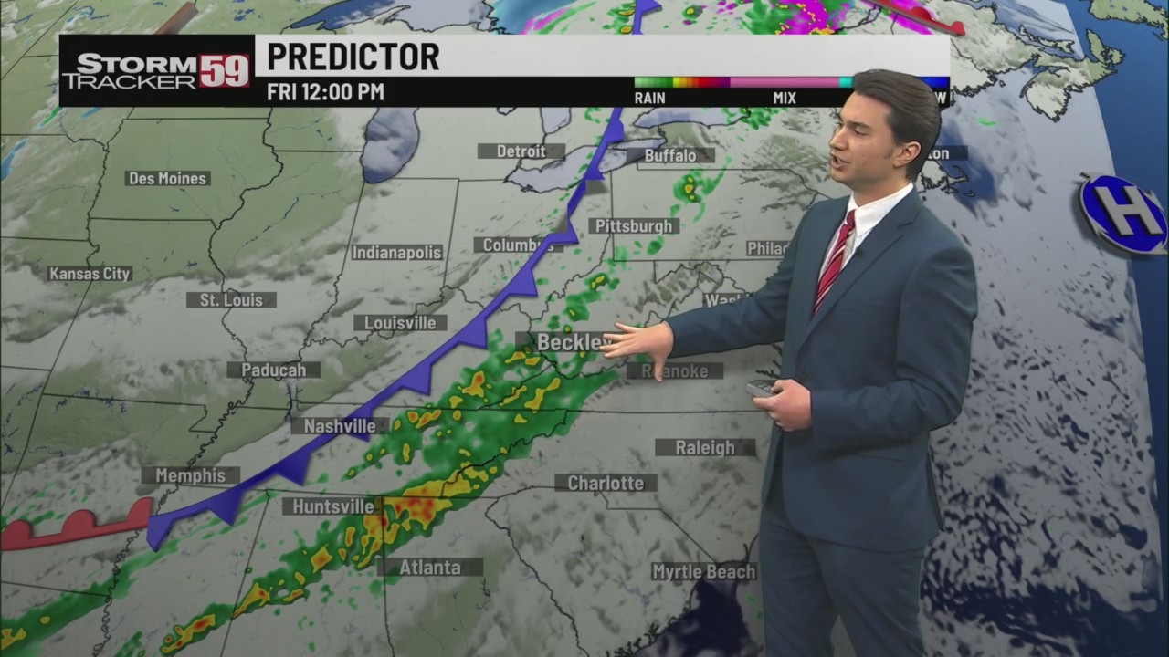 Warm pattern holds strong as unsettled weekend unfolds