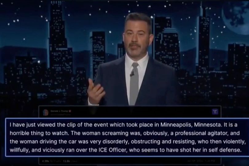 Jimmy Kimmel yells 'ICE get out of Minneapolis' after mom-of-three is ...