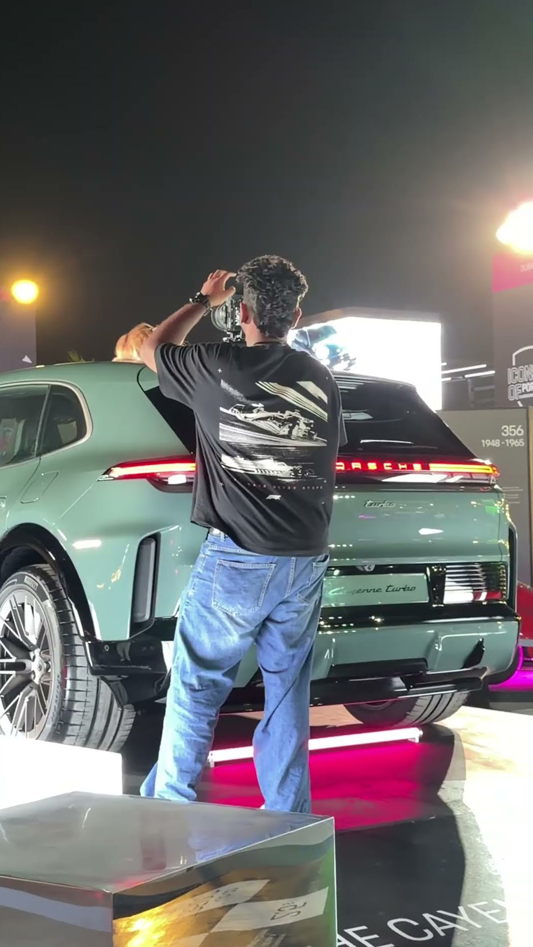 A cat took over the car show