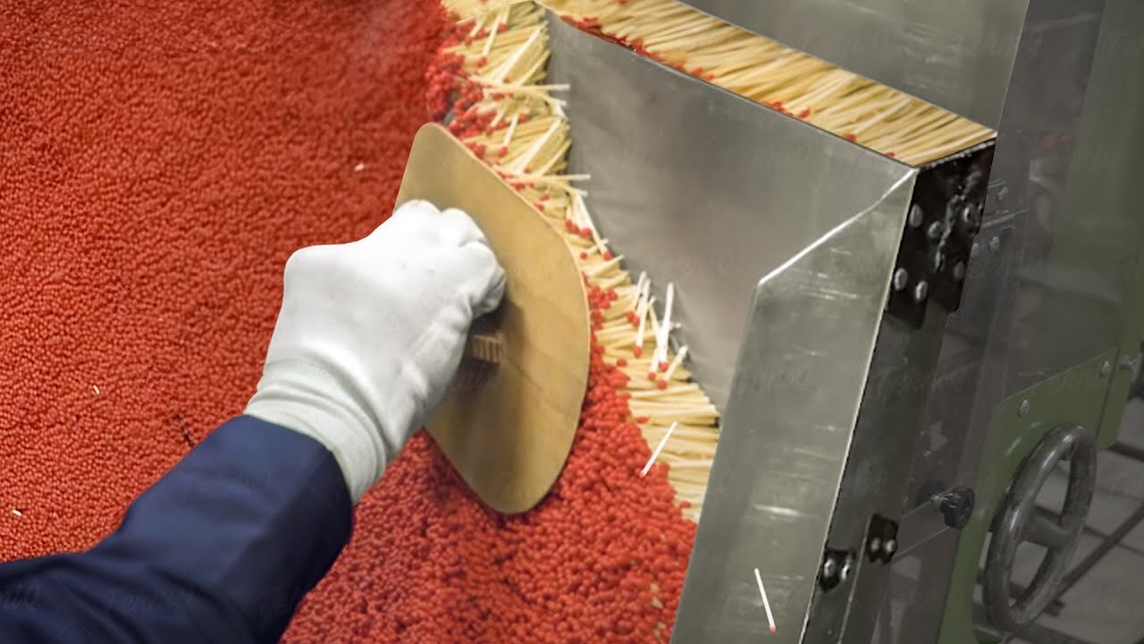 Fascinating process of making matchsticks in Japan