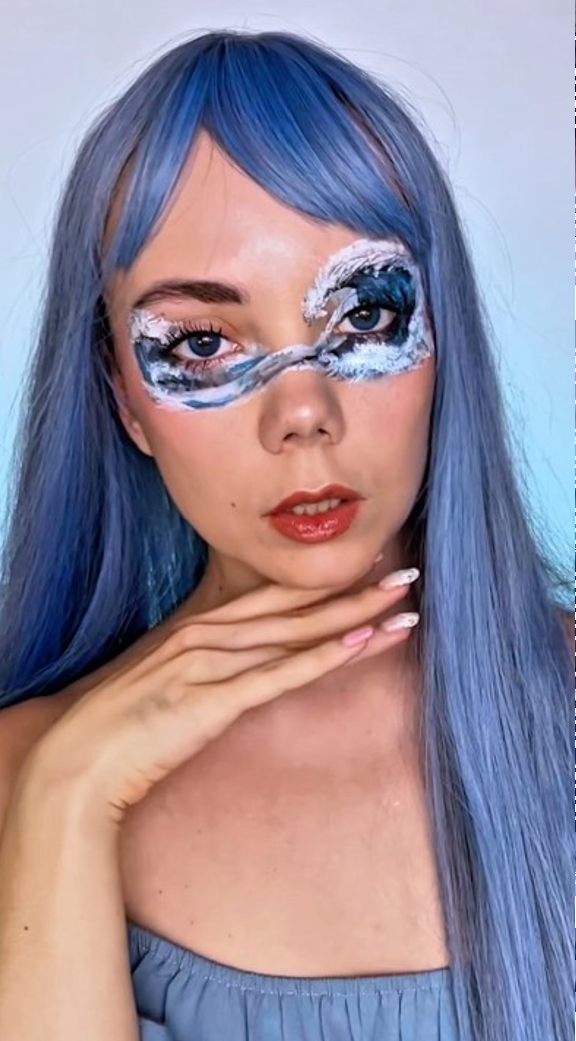 Ocean inspired eye makeup: The cure for anything is salt water