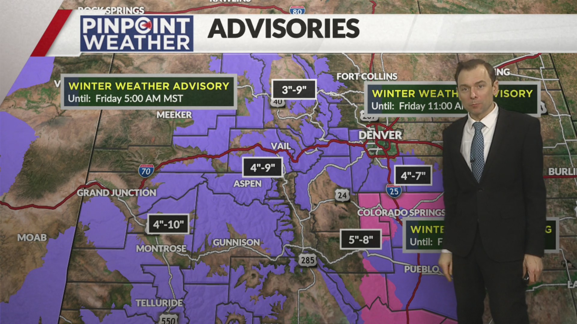 Denver weather: Incoming snow means Pinpoint Weather Alert Days to ...