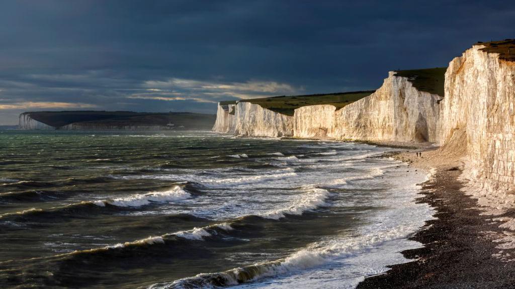Birling Gap safety warning for Storm Goretti
