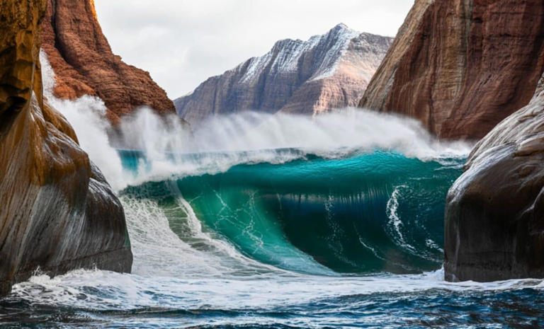 Satellites capture 650-foot mega tsunami hitting Greenland, with ...