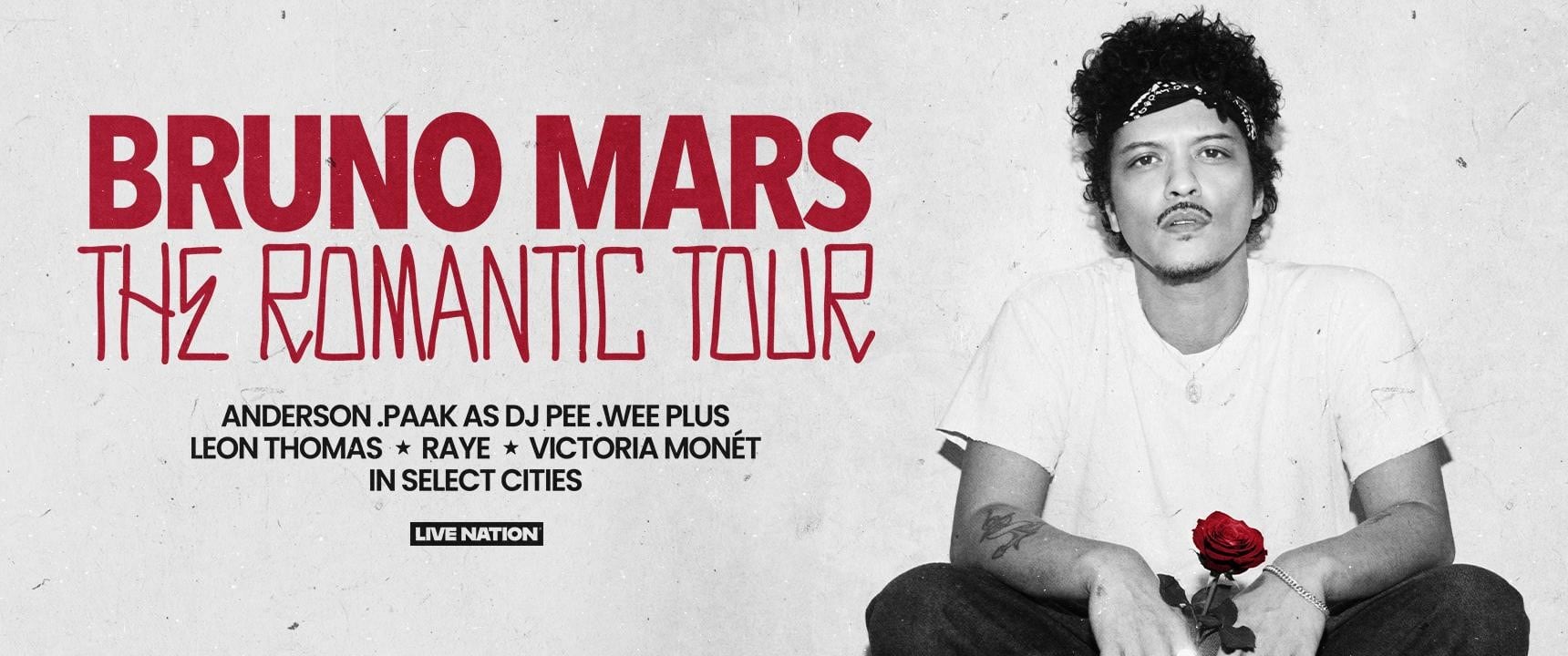 Bruno Mars’ 'The Romantic Tour' coming to Gillette Stadium