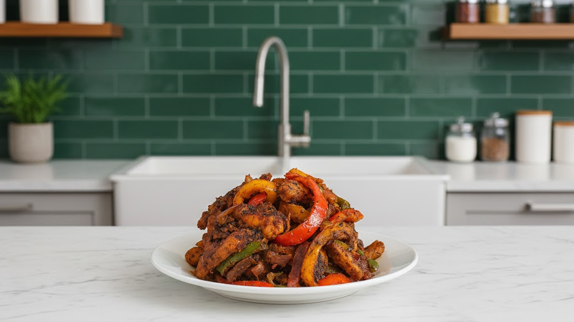 How to make chicken fajitas