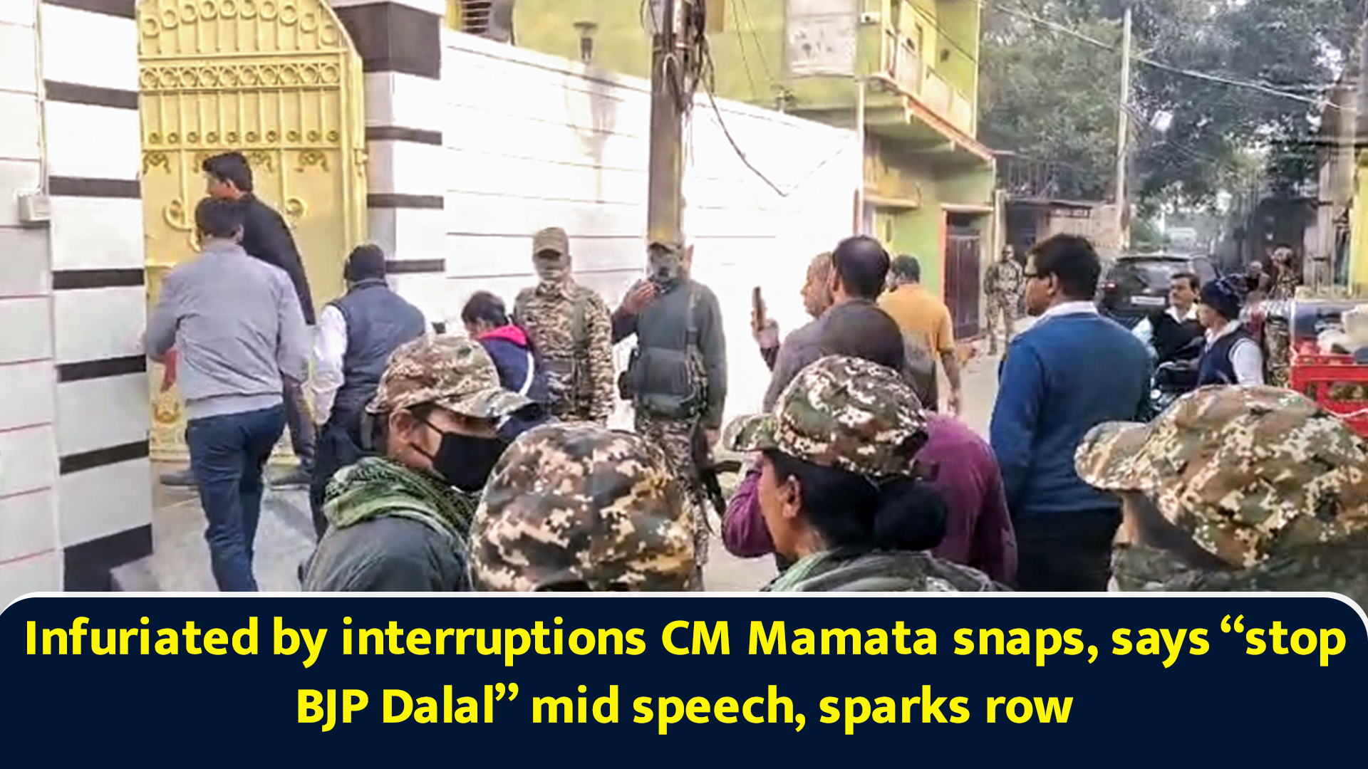 Stop BJP Dalal infuriated by interruptions CM Mamata snaps, sparks ...