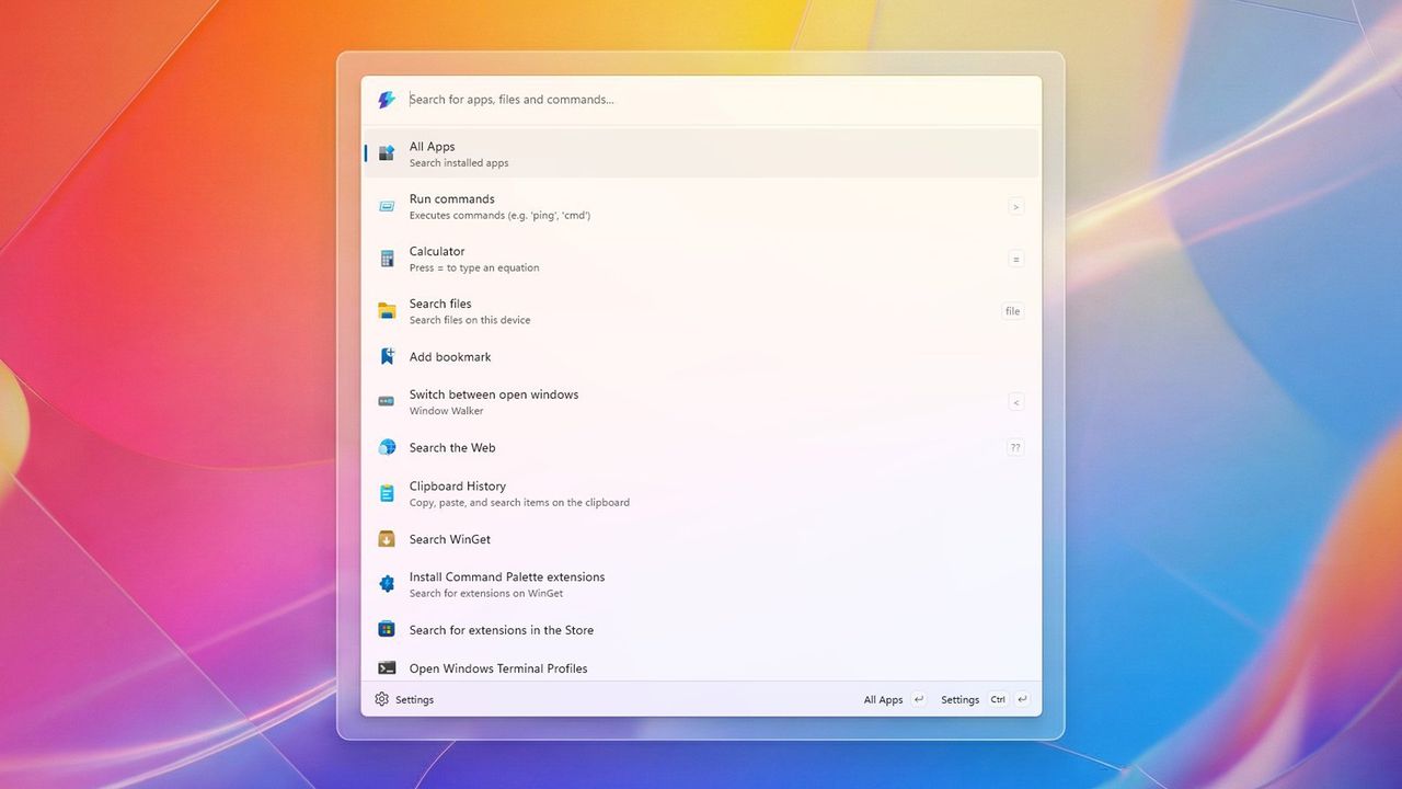 How to get started with PowerToys Command Palette on Windows 11