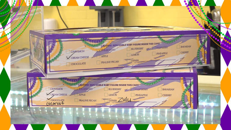 Mardi Gras season is here so that means time for king cake!