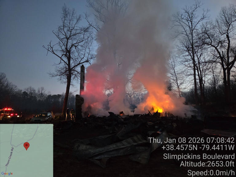 2 elderly victims injured in Pendleton County house fire