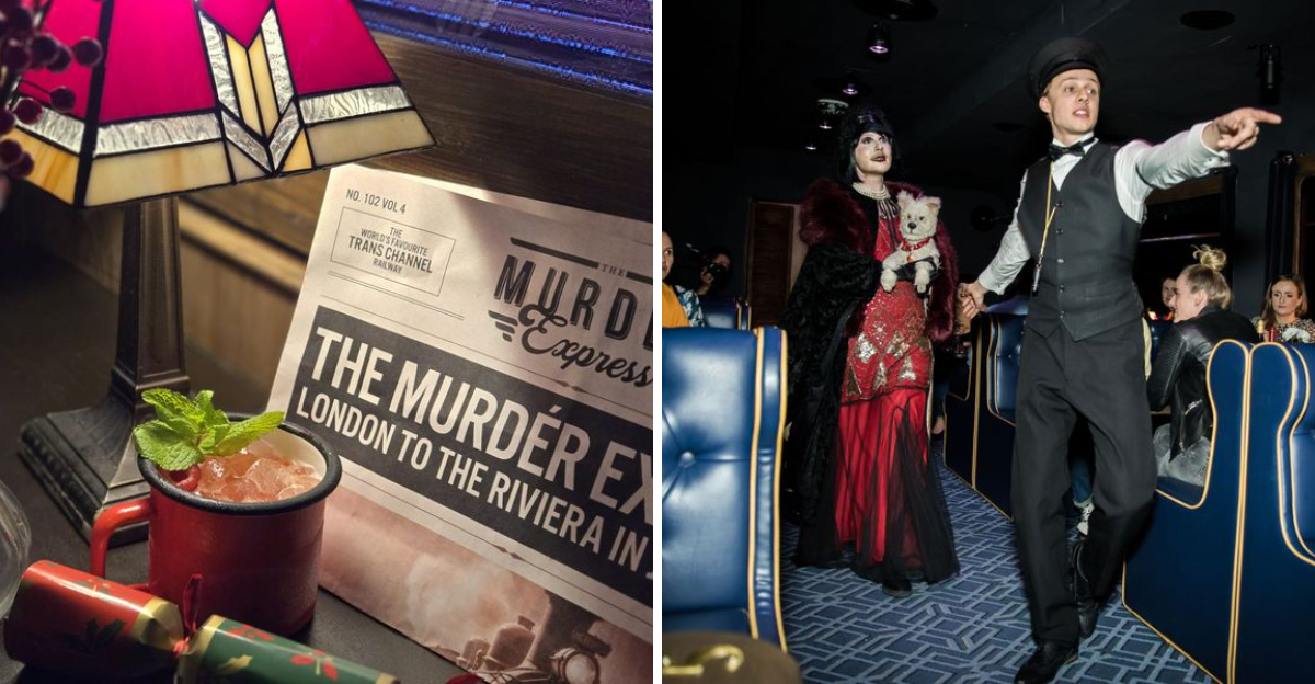 The Murdér Express in London combines live theatre and fine dining